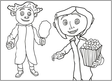 Coraline Coloring Pages