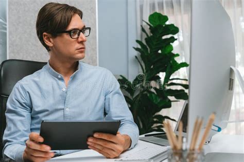 It Developer Selecting By Point On Coding Online Software Pecuniary Stock Image Image Of