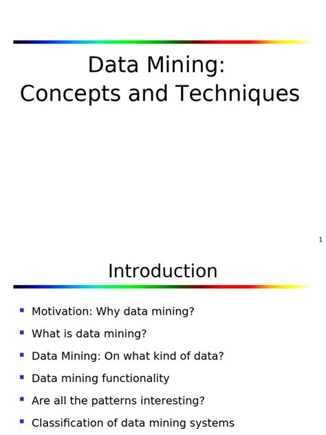 Introduction (1) | PDF | Data Mining | Databases