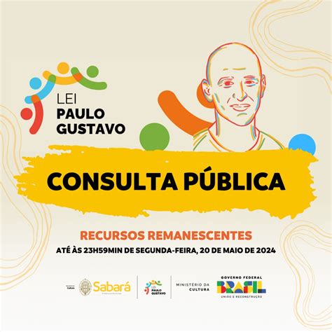 CULTURA PREFEITURA LANÇA CONSULTA PÚBLICA SOBRE RECURSOS REMANESCENTES