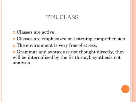 Ppt Tpr Powerpoint Presentation Free Download Id6885987