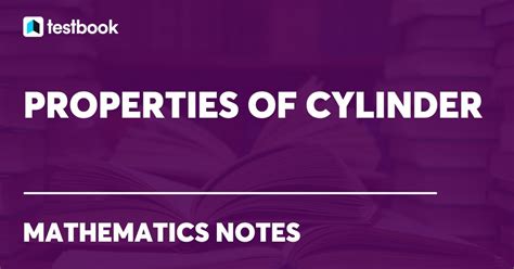 Properties Of Cylinder Definition Formulas And Examples