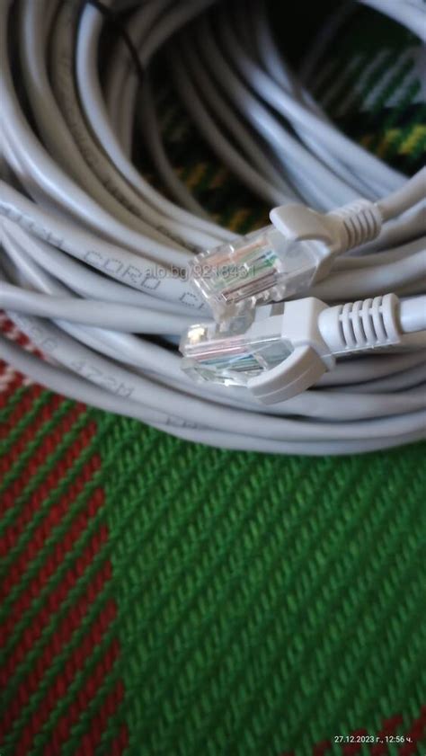 Продавам Utp Patch кабел Кабели Конектори Преходници Пловдив Продавам Utp Patch кабе