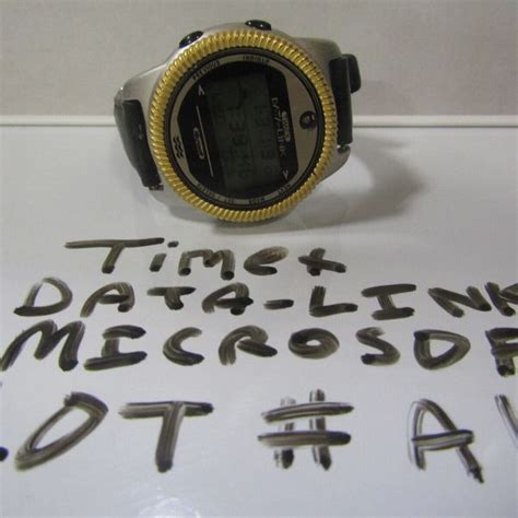 Rare Timex Data Link Microsoft 150s Mens Watch New Battery Works Fine Lot A 11 Watchcharts