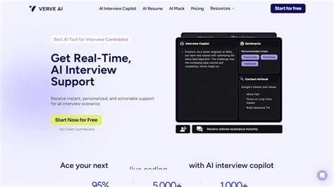 Verve Ai Your Ultimate Interview Assistant For Success