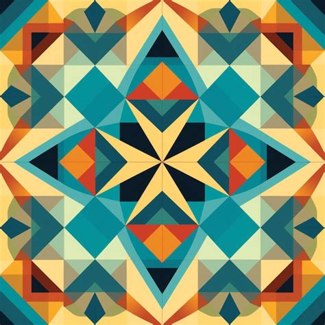 Premium Ai Image Geometric Pattern