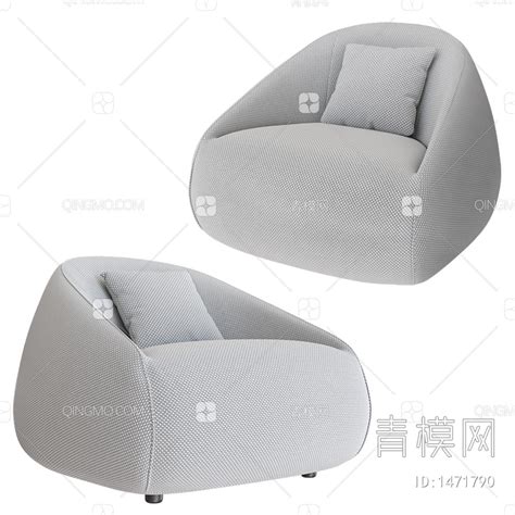 【vigo 灰单人沙发3d模型】 现代vr无灯光有贴图max2016vigo 灰单人沙发3d模型下载 Id1471790 免费3dmax模型库 青模3d模型网