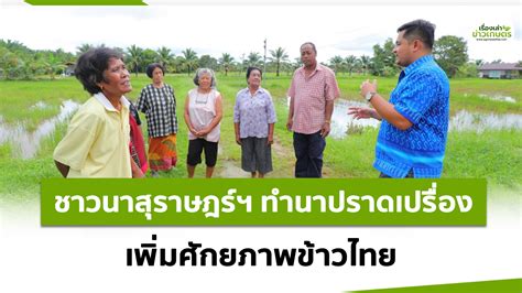ชาวนาสุราษฎร์ธานี ทำนาปราดเปรื่อง ด้วยเทคโนโลยีเพิ่มศักยภาพข้าวไทย