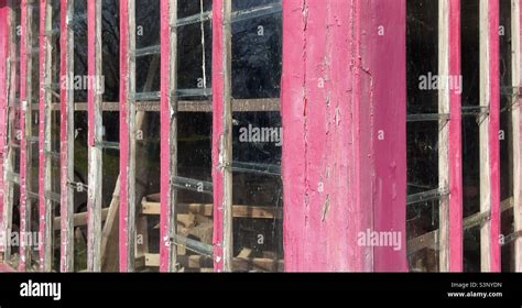 The Overlapping Panes Of The Windows Of The Smithy In The Museum Of