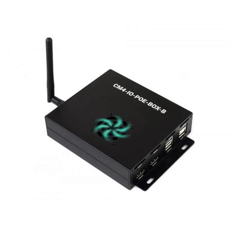 PoE Mini Computer Based On Raspberry Pi Compute Module 4 NoT Included Metal Case With Cooling