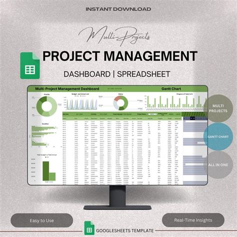 Project Management Dashboard Multi Projects Dashboard Multiple