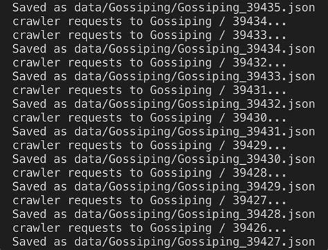 GitHub realdennis ptt parser 非同步 PTT 爬蟲適用於各大看板並保存於 JSON 格式用於資料收集
