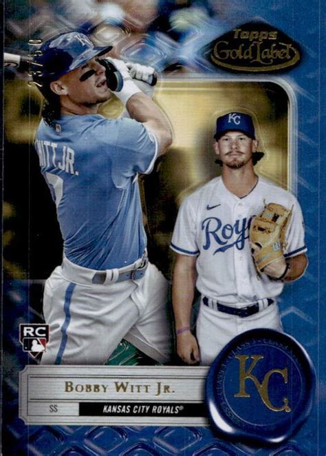Bobby Witt Jr 2022 Topps Gold Label 49 Class 3 Blue 50 Price Guide