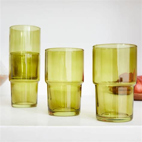 Essential Stacking Drinking Glasses West Elm