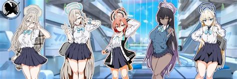 Asuna Toki Karin Neru And Akane Blue Archive Drawn By Olivyyu