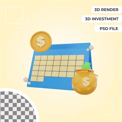 Premium Psd 3d Annuity Icon Object Illustration Premium Psd