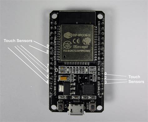 Esp32 Touch Hall I2c Pwm Adc And Dac 7 Steps With Pictures