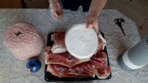 Мясные, копченые деликатесы из домашней свинины. - YouTube