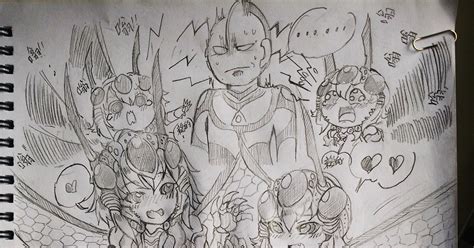 ウルトラマンg 【怪獣擬人化】葛雷补完计划 昆虫的呼唤 死侍参上のイラスト Pixiv