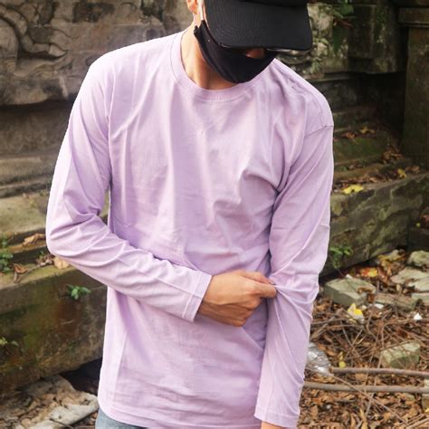 Ungu Muda Panjang 01 Pusat Kaos Polos And Sablon Kaos Berkualitas