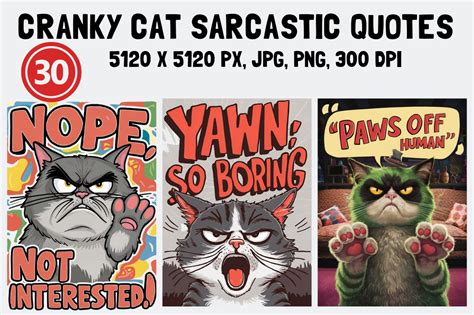 Sarcastic Cat Funny Quotes Graphic By Dogsassy Designs · Creative Fabrica