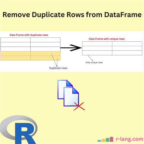 How To Remove Duplicate Rows From Dataframe In R