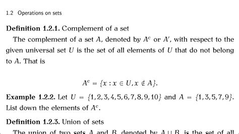 Set Operations Part 1 Foundation Mathematics Youtube