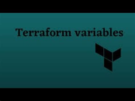 Terraform Tutorial For Beginners Variables In Terraform YouTube
