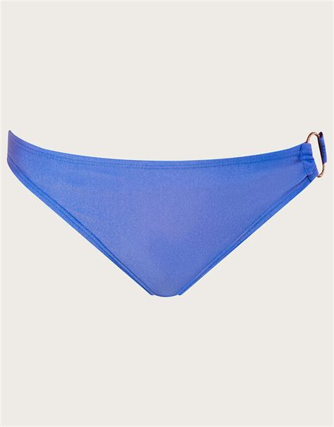 Ring Detail Plain Bikini Bottoms Blue Bikini Bottoms Monsoon Uk