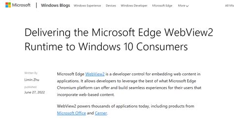 Microsoft Edge Webview 2 Grebalance