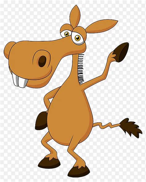 黄棕色大门牙卡通骡子png图片素材下载图片编号7867647 Png素材网