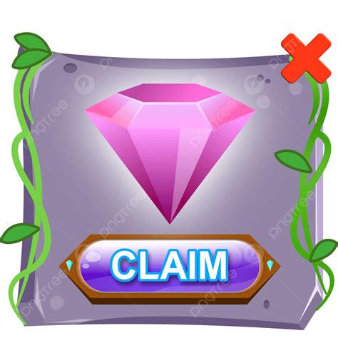 다이아몬드 보상 청구 버튼 게임 Ui 게임 시작 핸드폰 게임 Png 일러스트 및 벡터 에 대한 무료 다운로드 Pngtree
