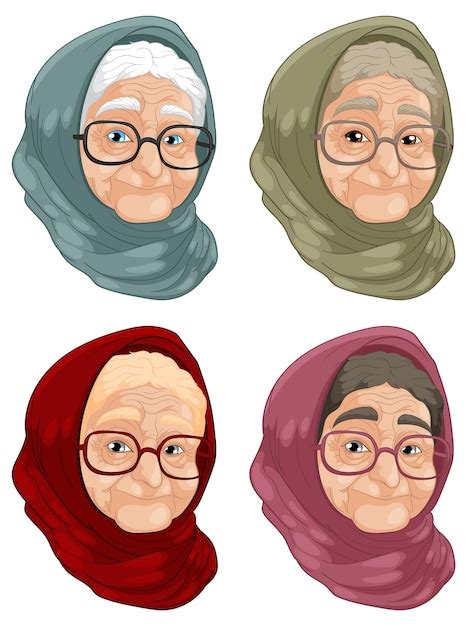 Page Senior Women Portraits Vectors Illustrations For Free Download Freepik