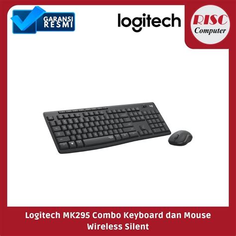 Jual Logitech Mk295 Combo Keyboard Dan Mouse Wireless Silent Shopee Indonesia
