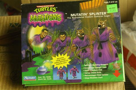 1992 Tmnt Misb Mutations Mutatin Splinter Teenage Mutant Ninja Turtles