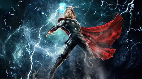 Thor And Mjolnir Charged Up Including Theme Song And Sounds Rwallpaperengine Thor And Mjolnir Charged Up Including Theme Song And Sounds Rwallpaperengine