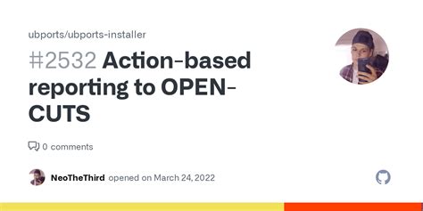 Action Based Reporting To Open Cuts · Issue 2532 · Ubportsubports Installer · Github