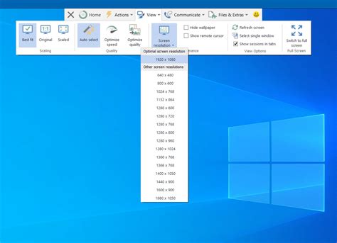 My Remote Desktop Screen Is Very Small And I Cant Adjust It TeamViewer Support
