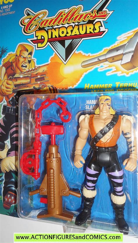 Cadillacs And Dinosaurs Hammer Terhune 1993 Tyco Toys Action Figures M