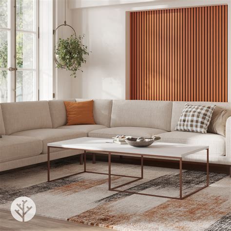 Acupanel® Contemporary Smoked Oak Acoustic Wood Wall Panels Wall