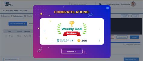 Achieved My Weekly Goal On Nxtwave Meghana Raghukula Posted On The