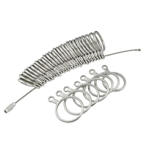 Metal Ring Sizer Set Measuring Ring With Rings Man Vicedeal
