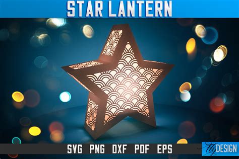 Star Lantern Svg Paper Cut Svg Night Graphic By Flydesignsvg · Creative Fabrica