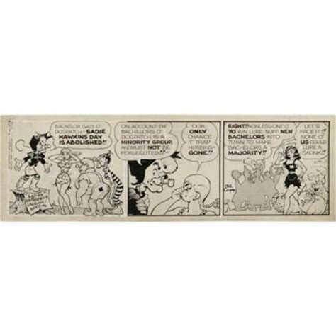 Al Capp Lil Abner Comic Strip Sadie Hawkins Art