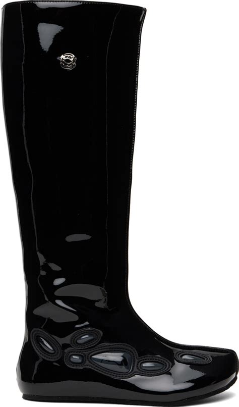 Rombaut Ssense Exclusive Black Alien Barefoot Tall Boots Shopstyle