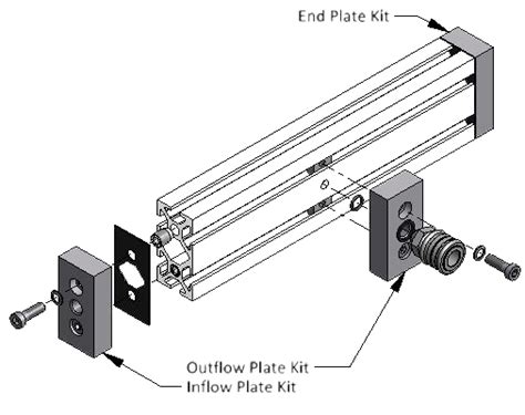 Pneumatic Fittings Extruded Aluminum Framing Systems Mk