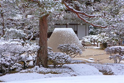 銀閣寺 雪