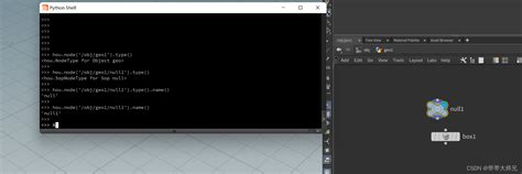 Houdini的pythonscript基本使用houdini Python Csdn博客