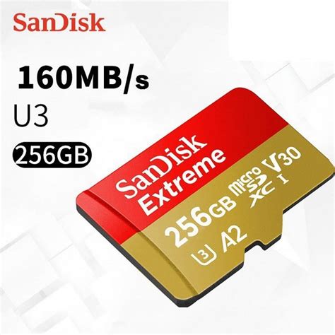 Thiết Bị Lưu Trữ Microsdxc Sandisk Extreme 256gb V30 U3 4k A2bảo Hành