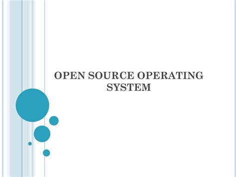 ppt security open source operating system powerpoint presentation